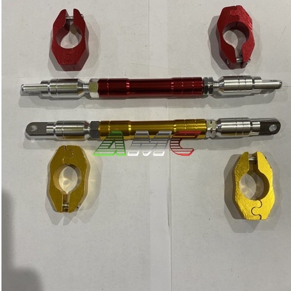 MERAH Small Stelan Handlebar Stabilizer Handlebar Cross (Gold/Red ...
