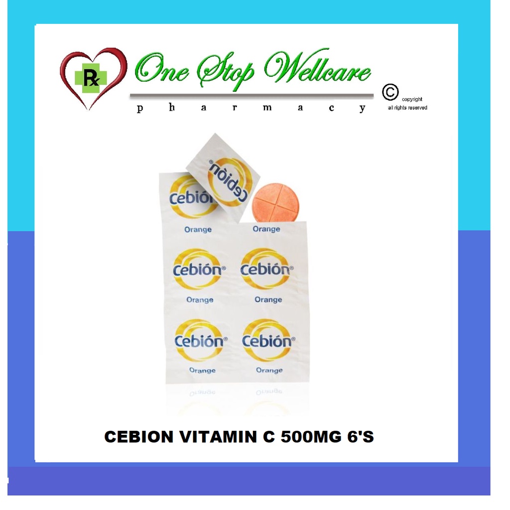 CEBION VITAMIN C 500MG 6'S (EXP:06/2028) | Shopee Malaysia