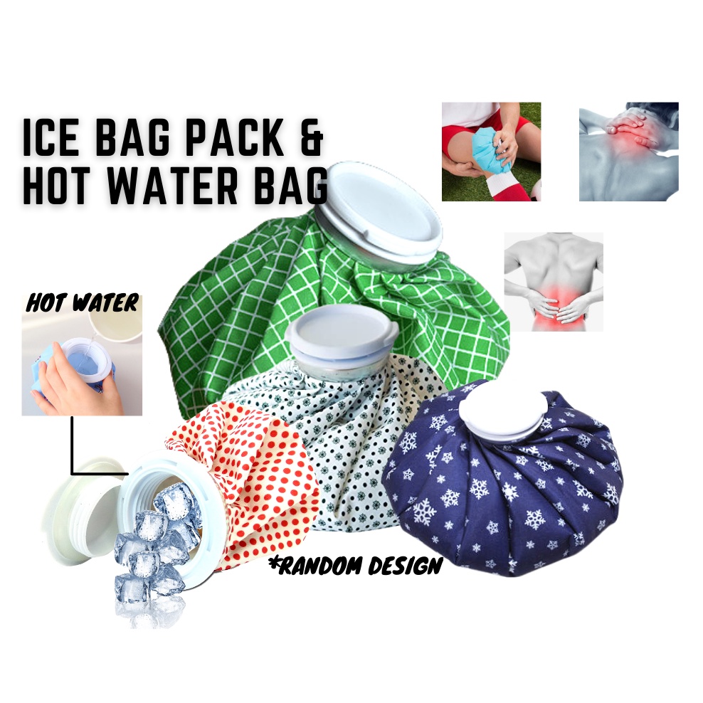 2 In 1 Reusable Ice Bag Pack & Hot Water Bag/Bag Tuam Ais & Air Panas ...