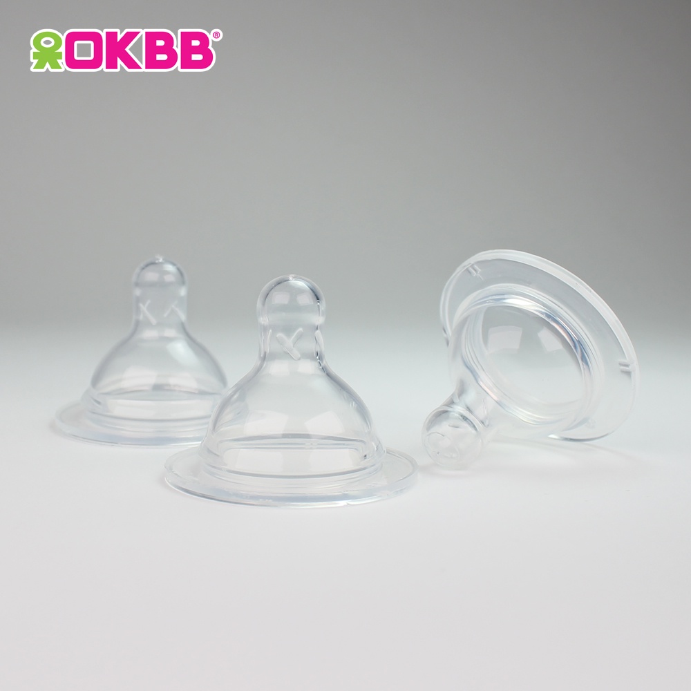 3 IN 1 OKBB Cartoon Wide Neck Triple Pack Feeding Bottle with Wide Neck ...