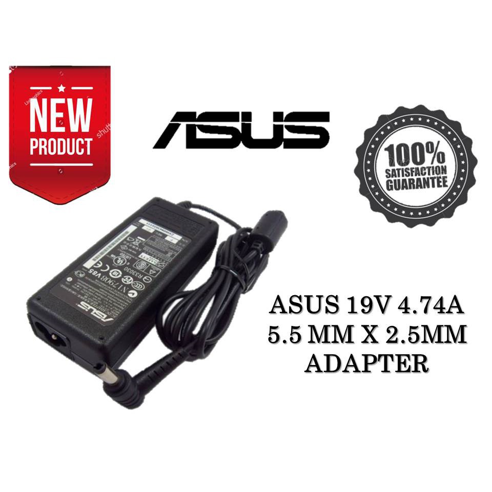 ASUS 19V 4.74A 90W 5.5mm x 2.5mm ( 90W ) LAPTOP POWER ADAPTER CHARGER ...
