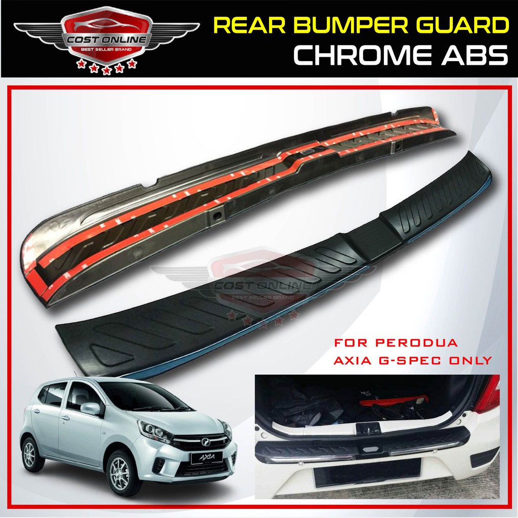 Perodua Axia G SPEC & S SPEC | Axia STYLE & GXTRA - Car Rear Bumper ...