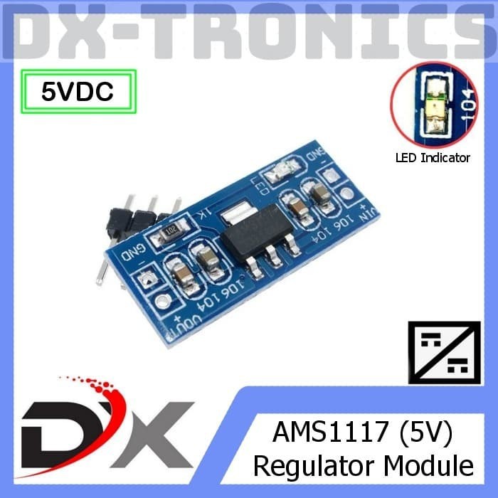 Ams1117 5V 1A DC DC Regulator Step Down Power Supply Module | Shopee ...
