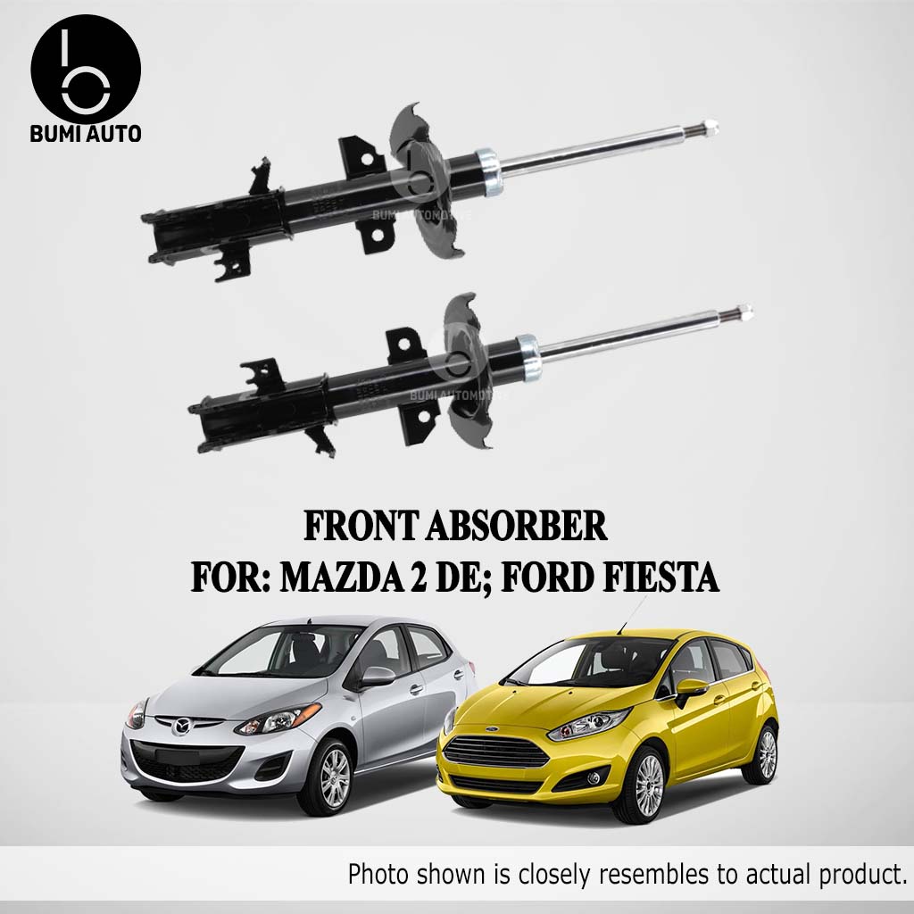Mazda 2 DE / Ford Fiesta '09- Front (Depan) / Rear (Belakang) Shock ...