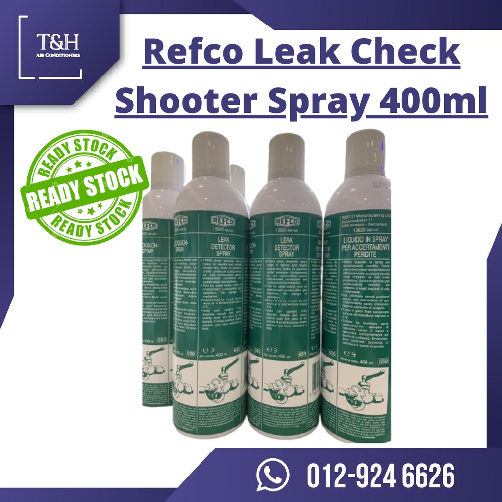 Refco Leak Check Shooter Spray 400ml | Shopee Malaysia