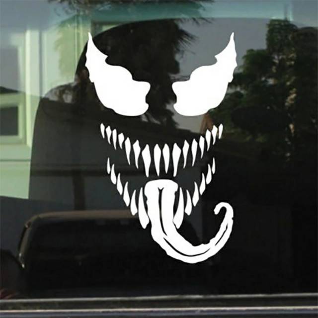 Venom character car stickers for cool car windows, car stickers ...
