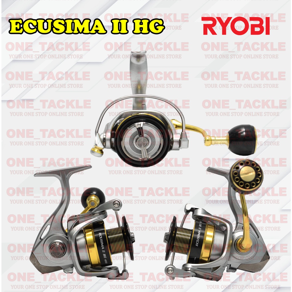 Ryobi Ecusima II HG spinning reel (100% original) | Shopee Malaysia