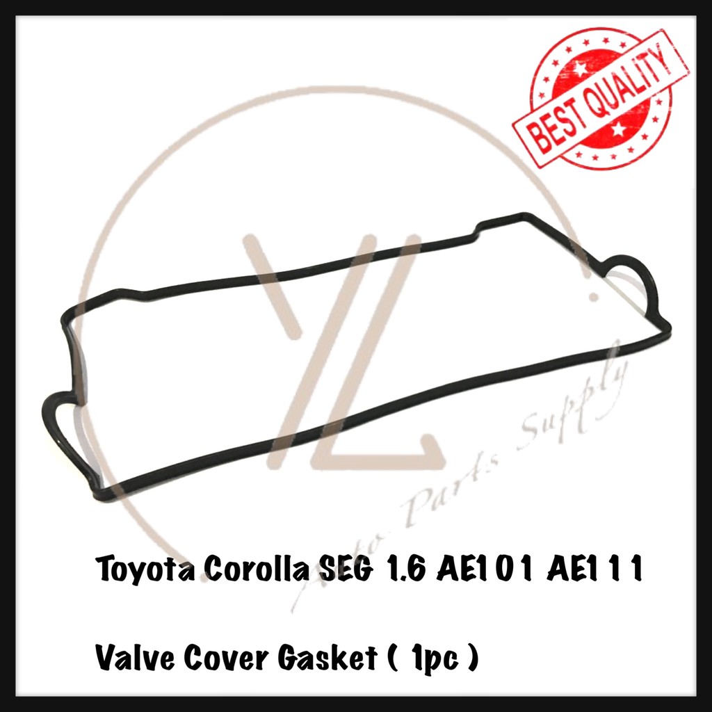 TOYOTA COROLLA SEG 1.6 AE101 AE111 16V 4A-FE VALVE COVER GASKET / PLUG ...