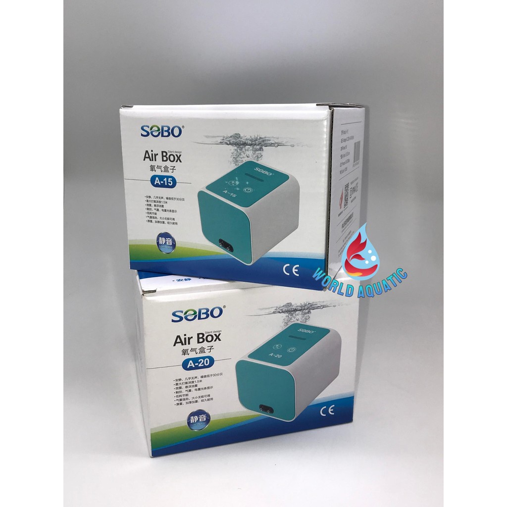 SOBO Aquarium Air Box Pump Oxygen A-15 / A-20 | Shopee Malaysia