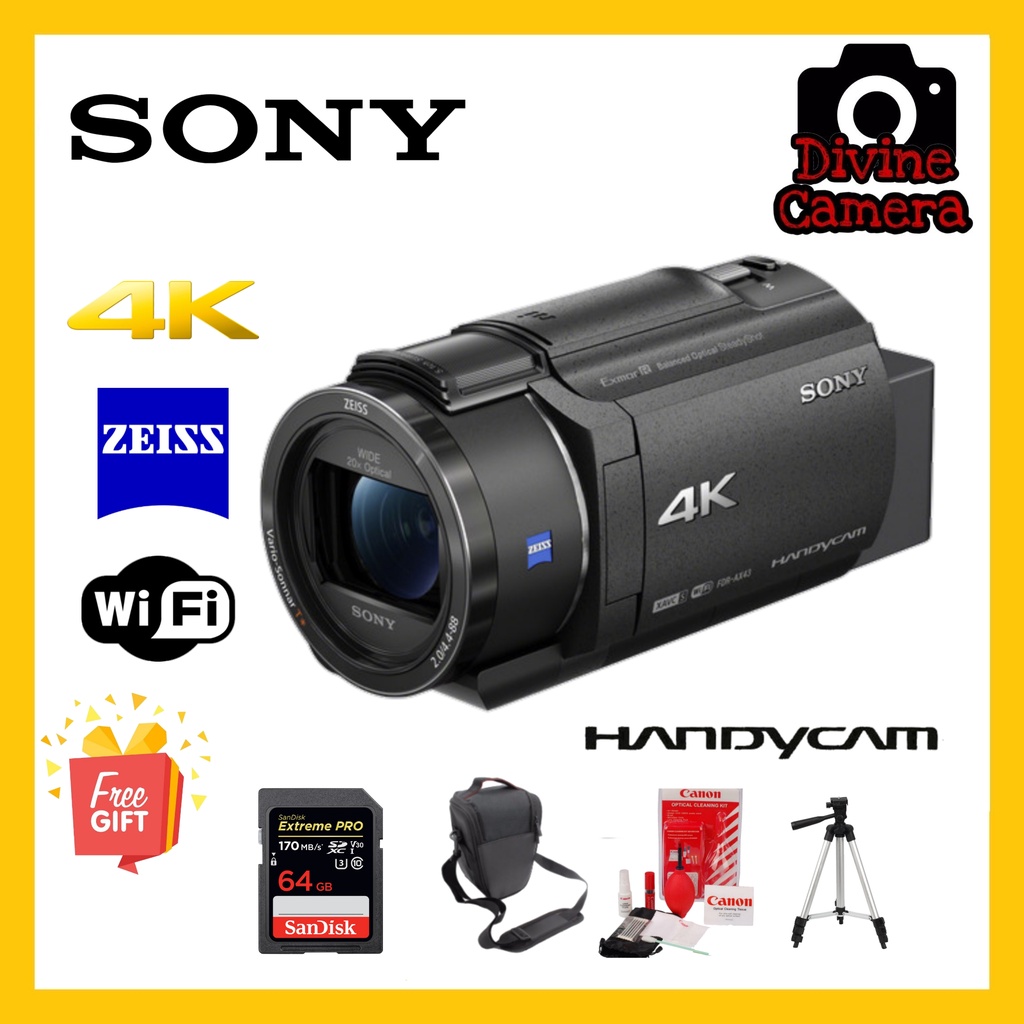 Sony FDR-AX43A UHD 4K Handycam Camcorder | Shopee Malaysia