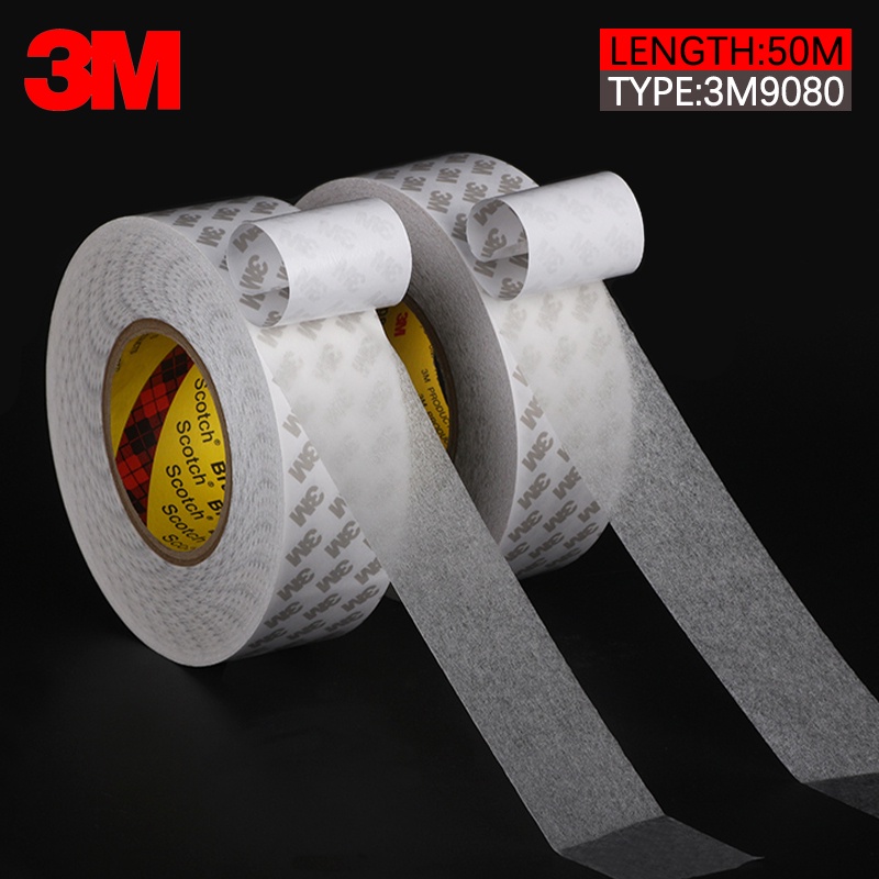 50M/Roll 3M Tape 9080 Double-Sided Adhesive Strong High Viscosity Led ...
