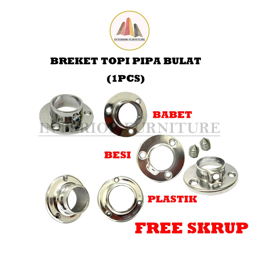 Cap Bracket/1" (25mm) Cap Pipe Bracket/stainless Round Pipe Hubcap ...