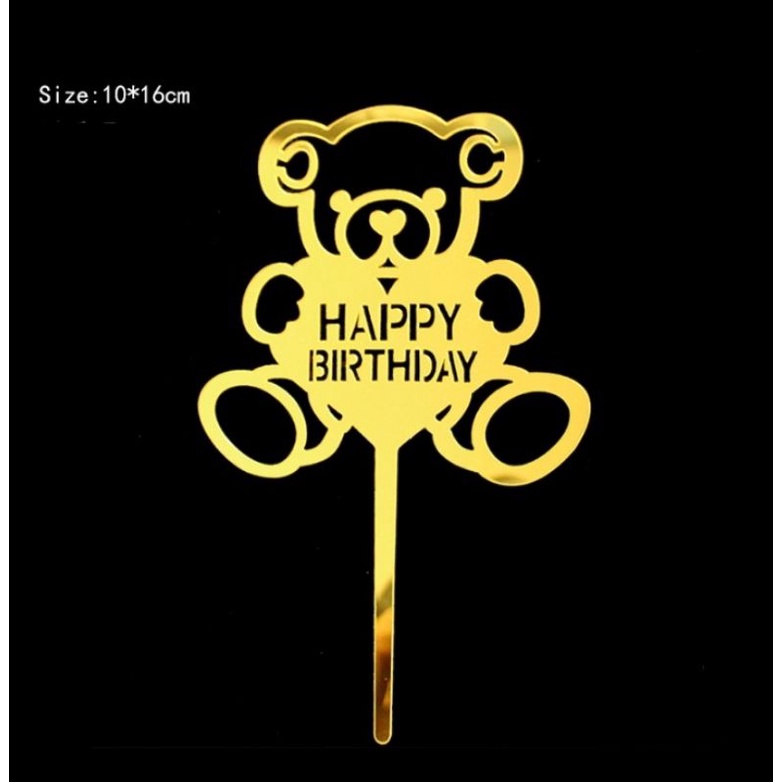 HAPPY BIRTHDAY ACRYLIC CONGRATULATORY SIGN/Tanda tahniah akrilik/摆件插牌 ...