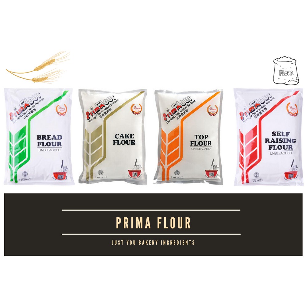 Prima Flour (Bread/Top/Cake/Self Raising Flour) | Shopee Malaysia
