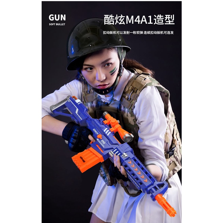 Bullet gun toy/pistol mainan/electric toy soft bullet gun snipers gun ...