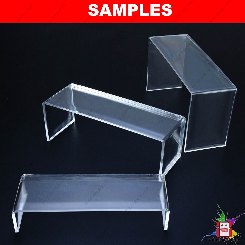 Acrylic U-Shape Display Stand, Shoes Display Stand Rack | Shopee Malaysia
