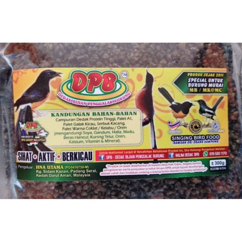 (BUY 10 FREE 1 )ORIGINAL DPB® Dedak Penggalak Burung, Dedak Bijian ...