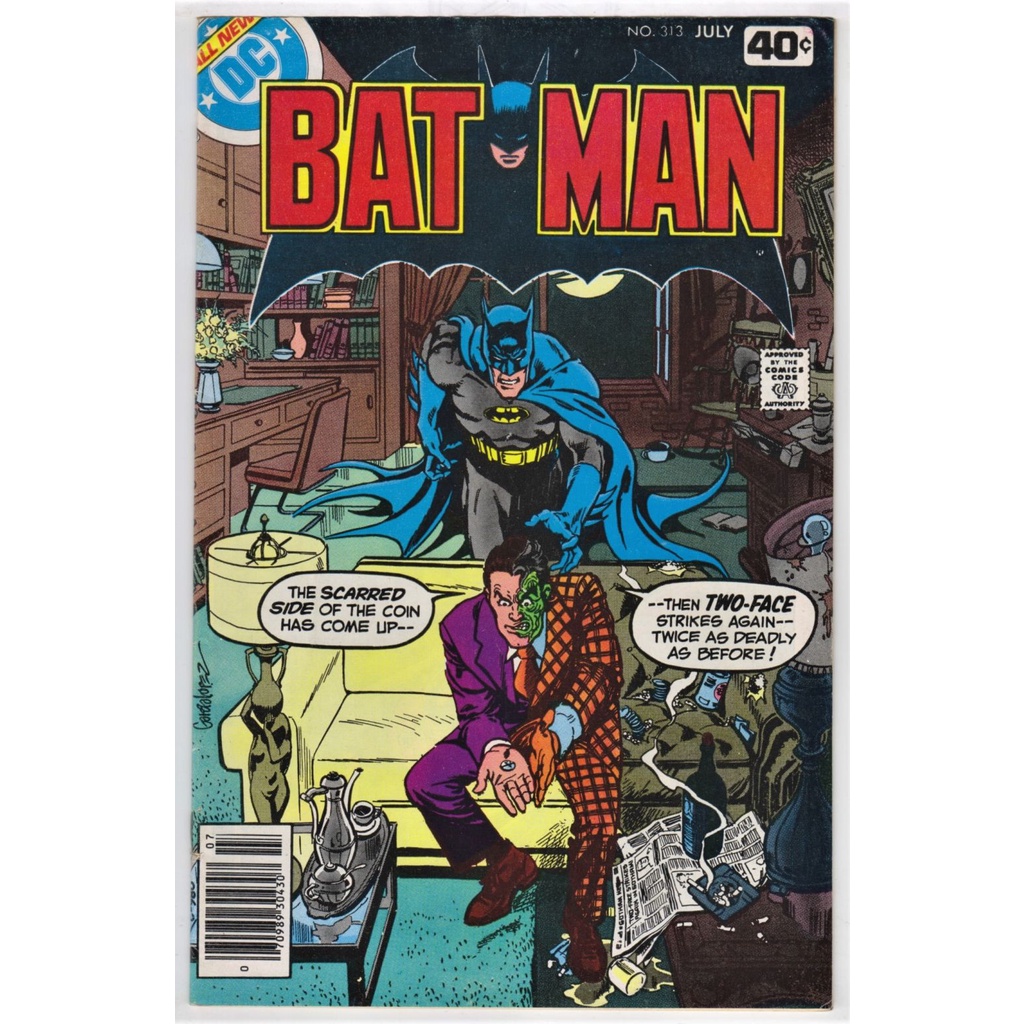 Batman #313 (1979) KEY 1st Tim Fox 1st Batman Catwoman kiss | Shopee ...