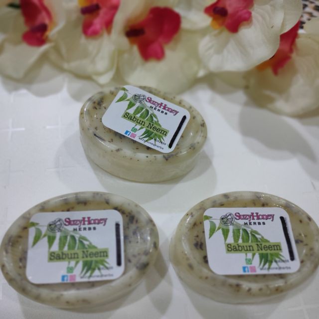 Sabun Neem/Gatal-gatal Kulit/Jerawat/ruam/chicken pox | Shopee Malaysia