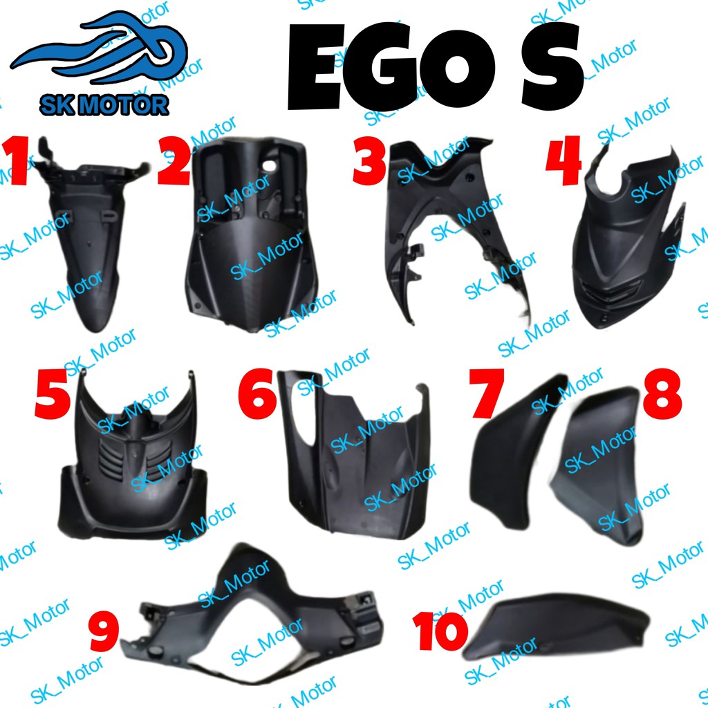 Yamaha EGO S Original Inner Full Set Cover Meter Cover Tengah Cover ...