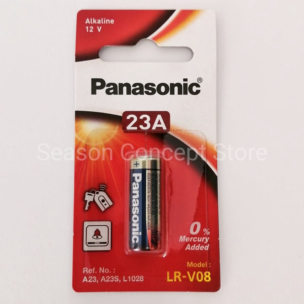 Panasonic 23A / LR-V08 / A23 / A23S / L1028 / Alkaline Battery 12v | Shopee Malaysia