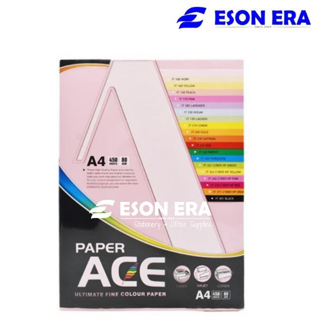 ACE A4 Colour Paper 80gsm 450 Sheets Kertas Warna | Shopee Malaysia