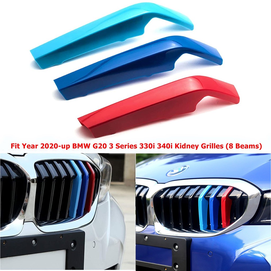 M Color Kidney Grill Stripe Clip For BMW G20 2020-2023 3 Series 320i ...