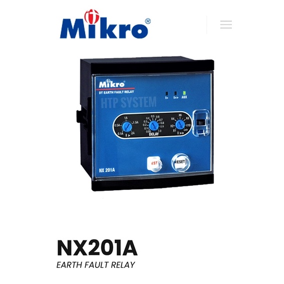 NX201A NX202A Definite Time Earth Fault Relay / IDMT Earth Fault Relay ...