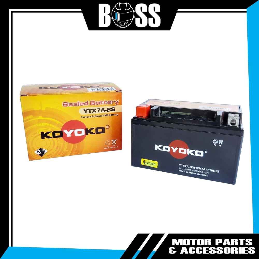 KOYOKO YTX7A-BS SEALED Motorcycle Battery Bateri Motor HONDA ICON ...