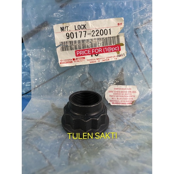 ORIGINAL TOYOTA DRIVE SHAFT LOCK NUT ESTIMA ACR50 VELLFIRE ANH20 ZNE10 ...