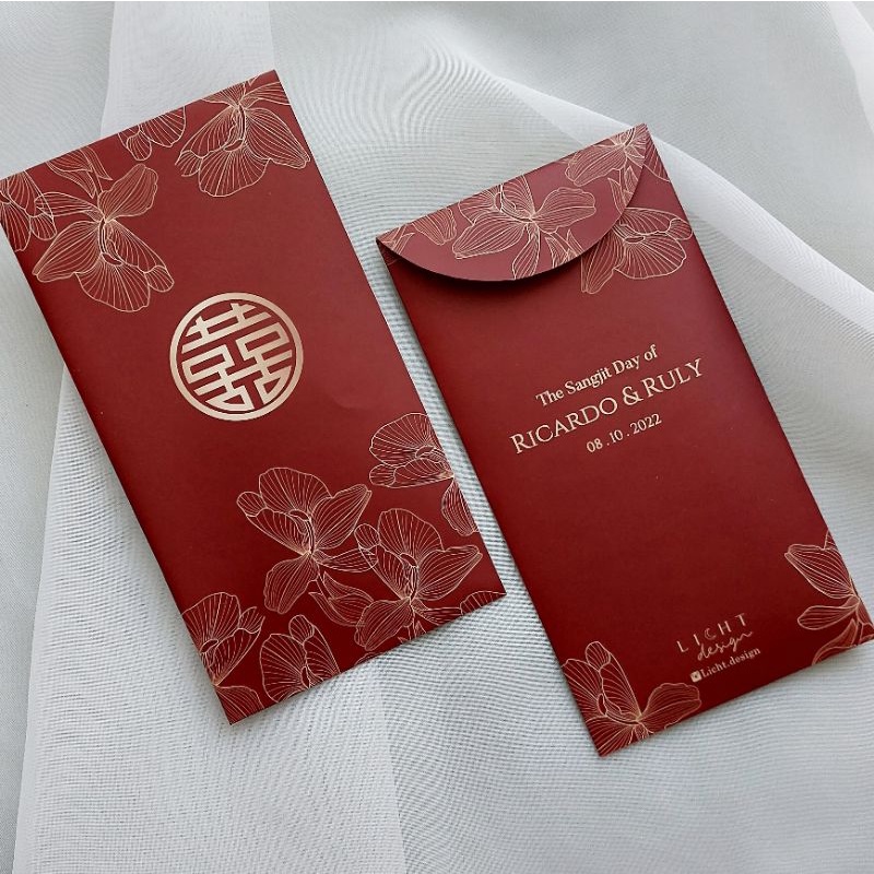 Custom Wedding Angpau / Chinese New Year / Sangjit / Engagement ...