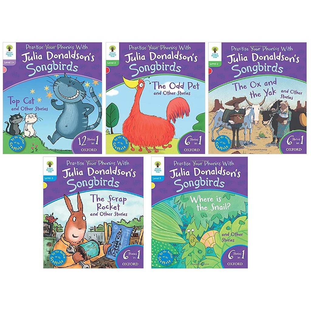 Julia Donaldson's Songbirds Levels 1-3 (Oxford Reading Tree Phonics ...