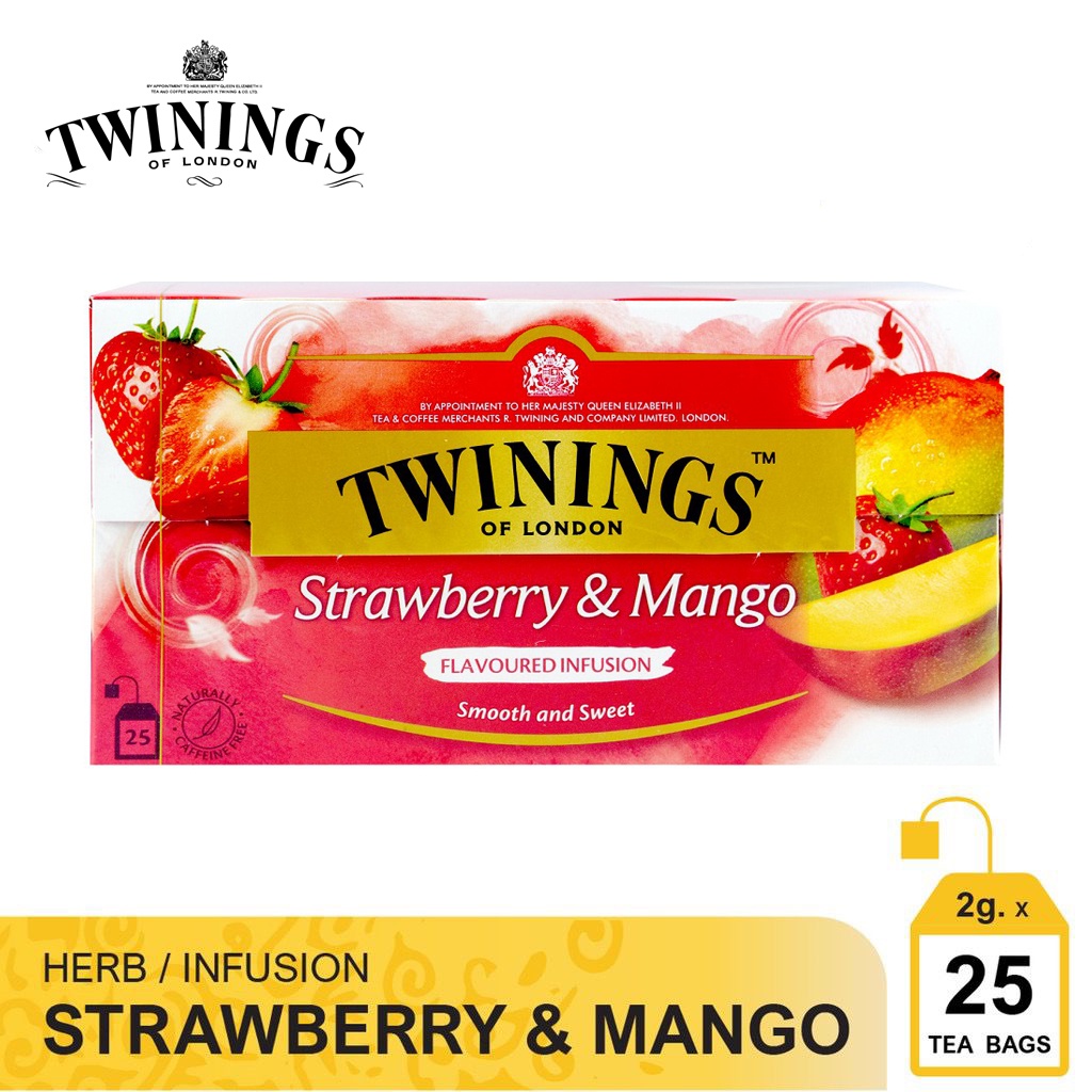 Twinings Strawberry & Mango (25 Tea Bags) | Shopee Malaysia