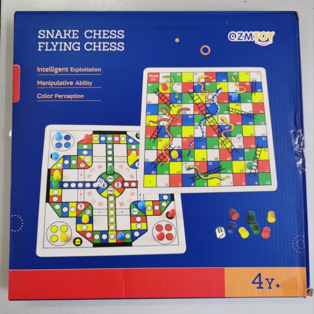 Snake chess+ flying chess 2in1 | Shopee Malaysia