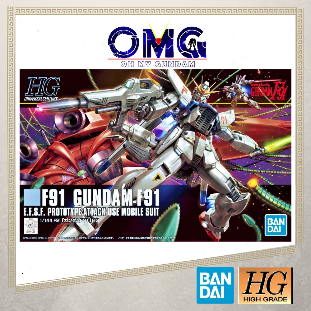 Bandai HGUC F91 Gundam F91 HG F91 Gundam F91 Universal Century F91 57955 OMG HG Gundam F91 ...