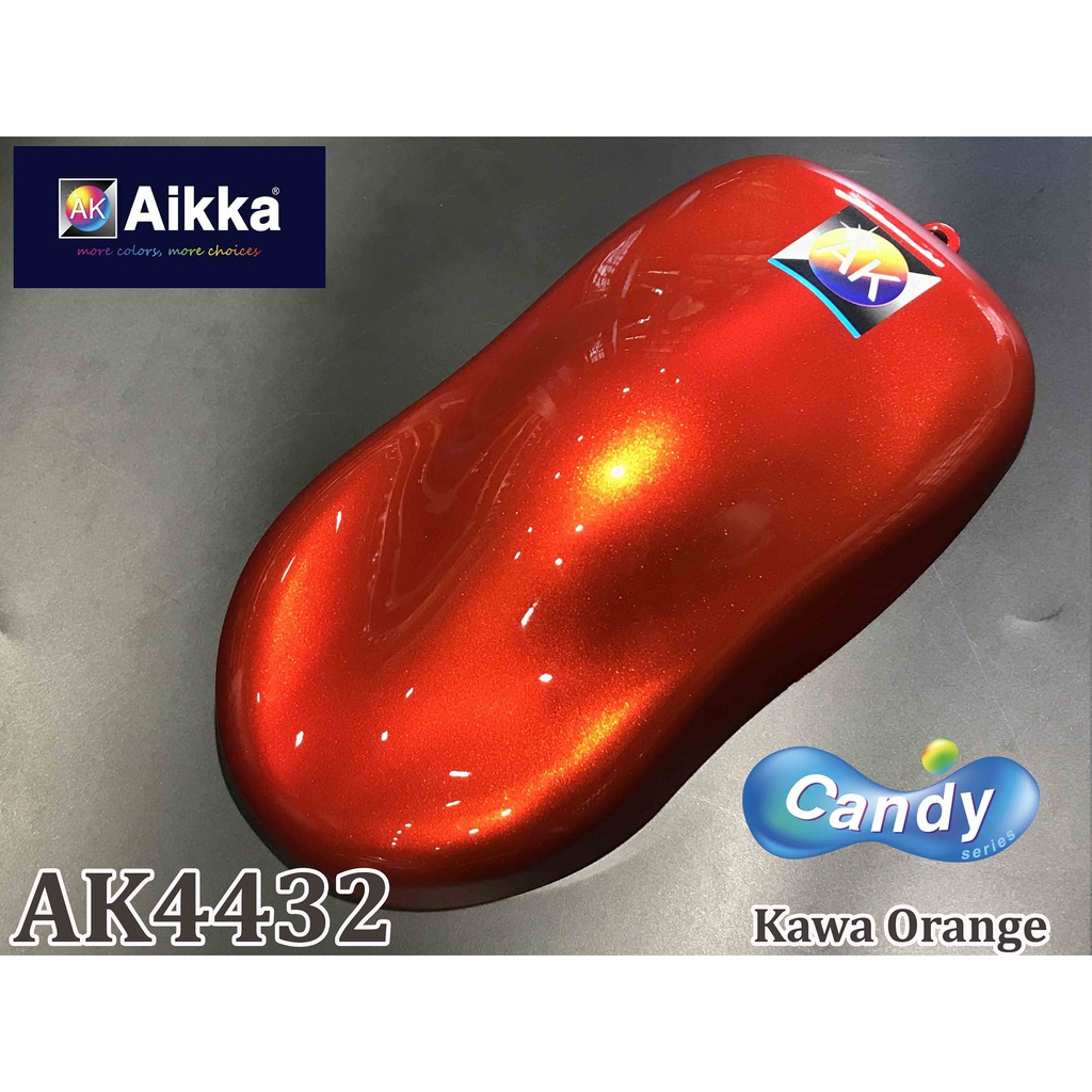 AIKKA CANDY AK4432 KAWA ORANGE CANDY / AUTOMOTIVE 2K CAR PAINT | Shopee ...