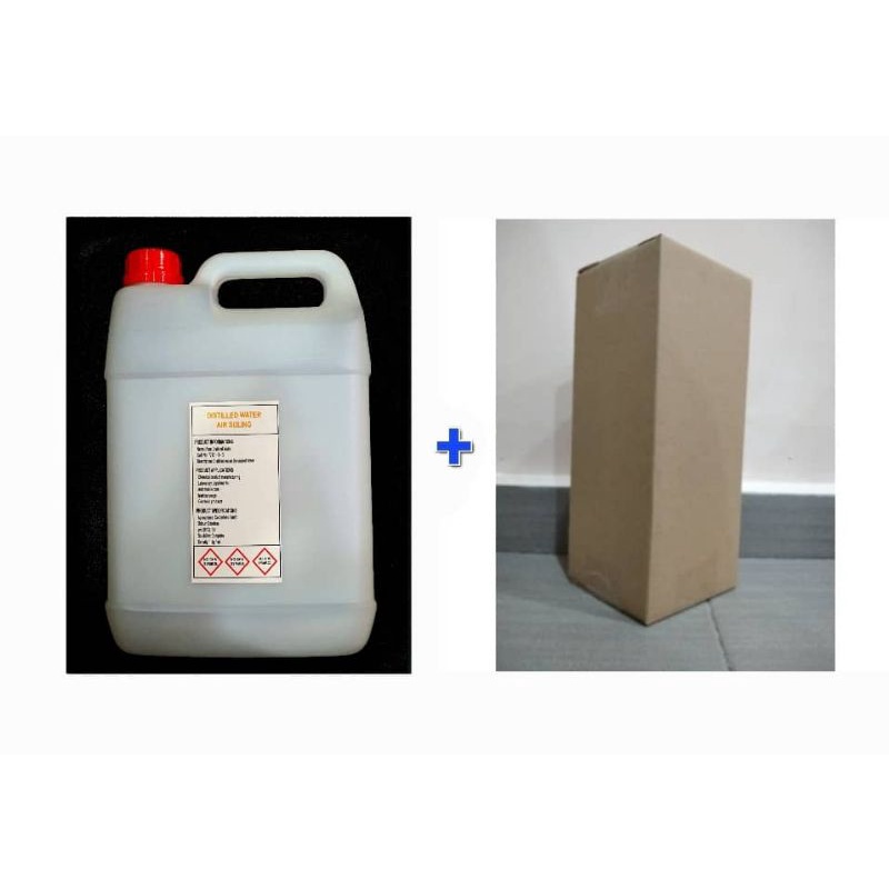 Pure distilled water / Air Suling / 蒸馏水(纯）[5 litre] | Shopee Malaysia