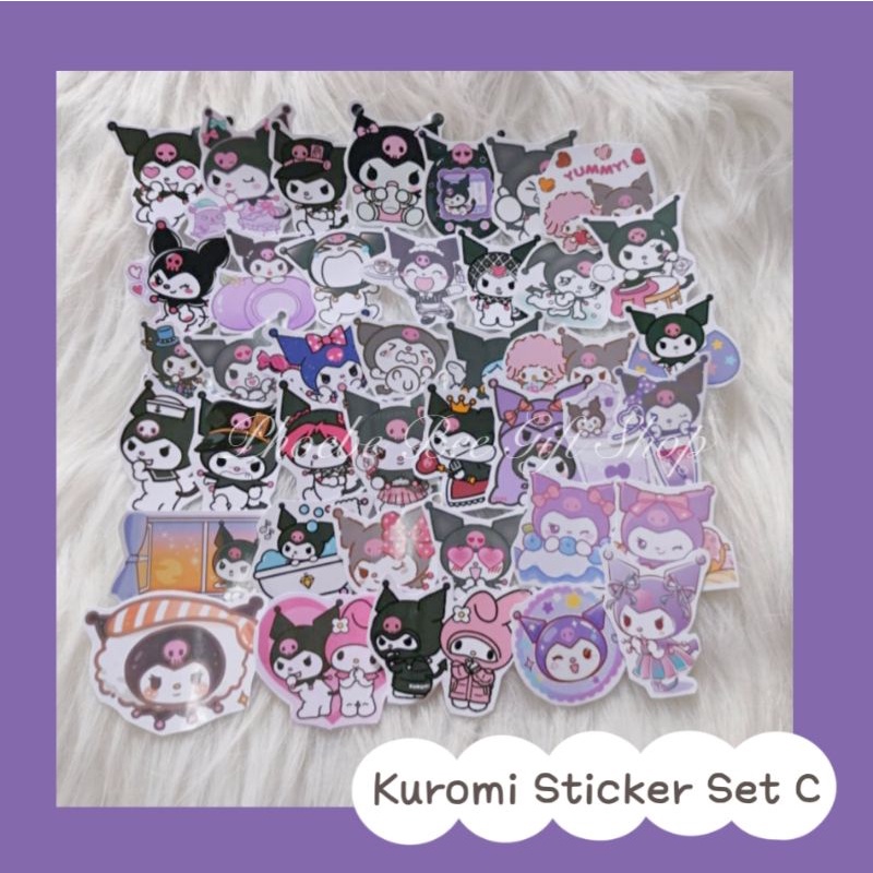 Kuromi Waterproof Stickers for Journals Waterbottle Decoration Stickers ...