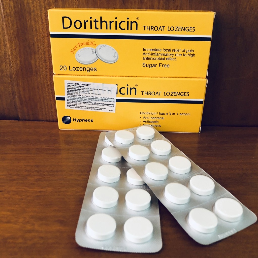 Dorithricin Lozenge Box Of 20 German Capsules | Kotak Lozenge ...