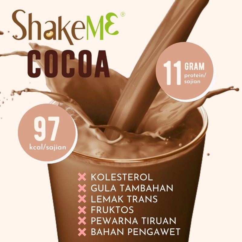 💥HOT ITEM💥 SHAKE ME COCOA 💯(air coklat kurus)🍫🍫 | Shopee Malaysia