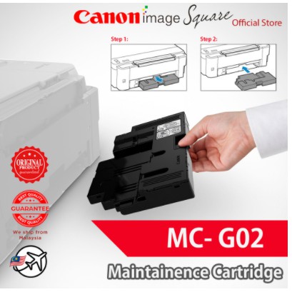 Origianl Canon MC-G02 Maintenance Cartridge for G1020 / G2020 / G3020 / G3060 / G570 / G670 ...