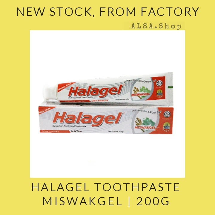HALAGEL TOOTHPASTE MISWAKGEL 200G | Shopee Malaysia