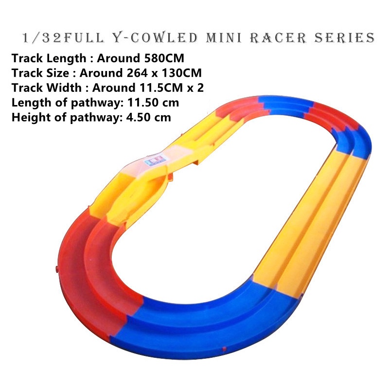 🍀🅔&🅔🍀Ready Stock🍀 Mini 4WD Track 2 Lane For Tamiya Mini 4WD brand Chao ...