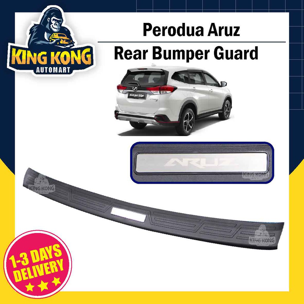 Perodua Aruz ABS Rear Bumper Guard Protector (1pcs) | Shopee Malaysia
