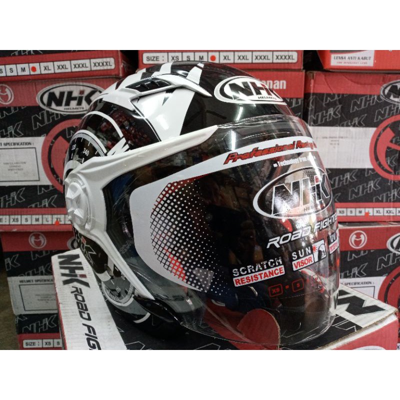 NHK HELMET GLADIATOR COMPAS DESIGN (SIRIM JPJ PASS) | Shopee Malaysia