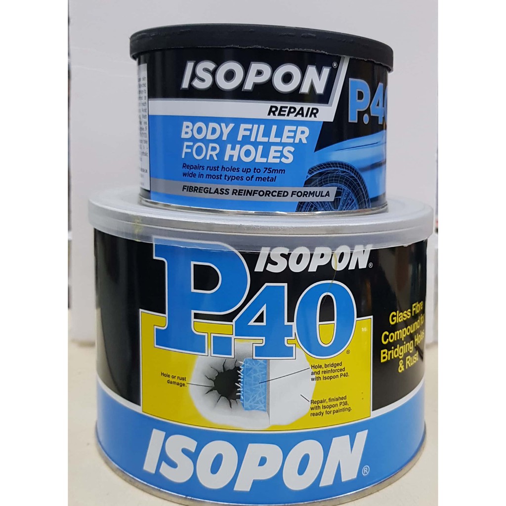 250ML/1000ml ISOPON P40 Fibre Glass Compound Bridge Holes Paste (P40OS ...