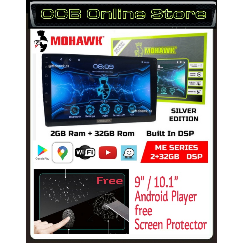 MOHAWK 2+32GB Built in 48DSP / Carplay / Time Alignment / BLUETOOTH ME ...