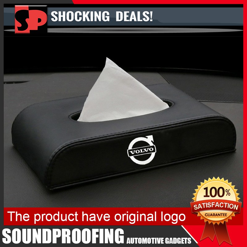 Leather Car Tissue Box Holder for Volvo | Shopee Malaysia
