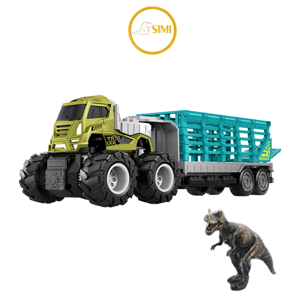 SIMI Die Cast Truck Loader Dinosaur Toy Vehicle Kereta Mainan Budak ...