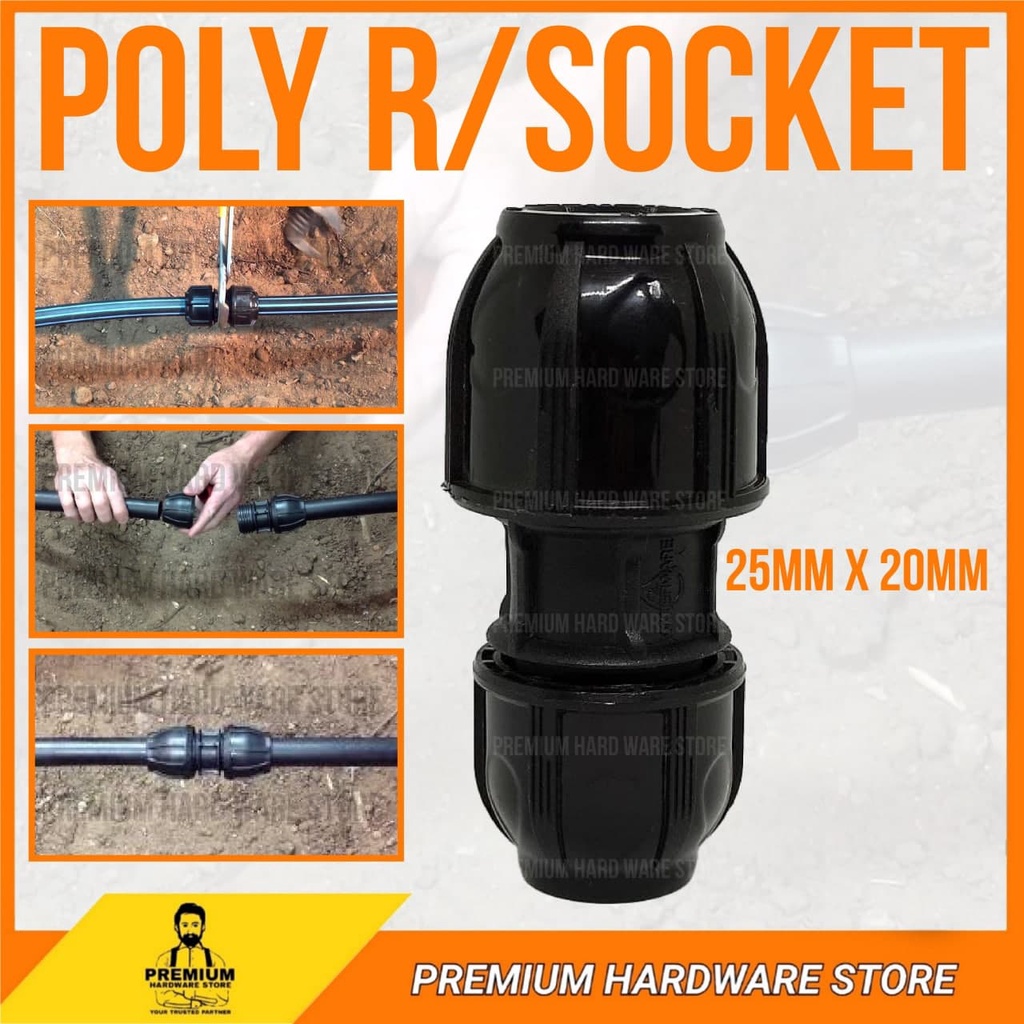 POLY R/SOCKET (25MM x 20MM) | Shopee Malaysia